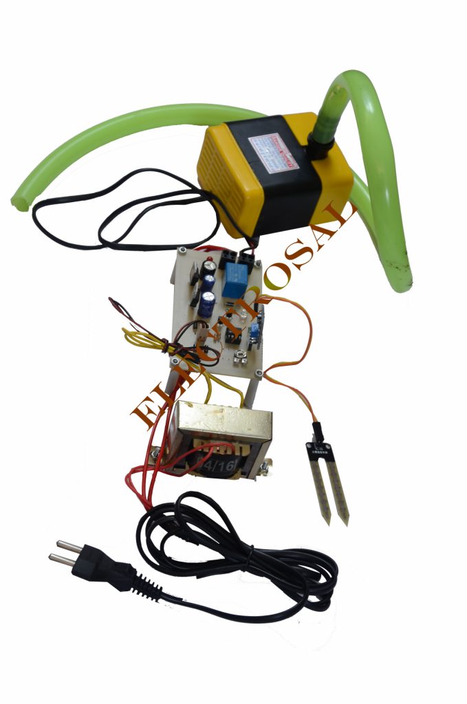 AUTOMATIC IRRIGATION SYSTEM ON SENSING SOIL MOISTURE CONTENT - Electrosal