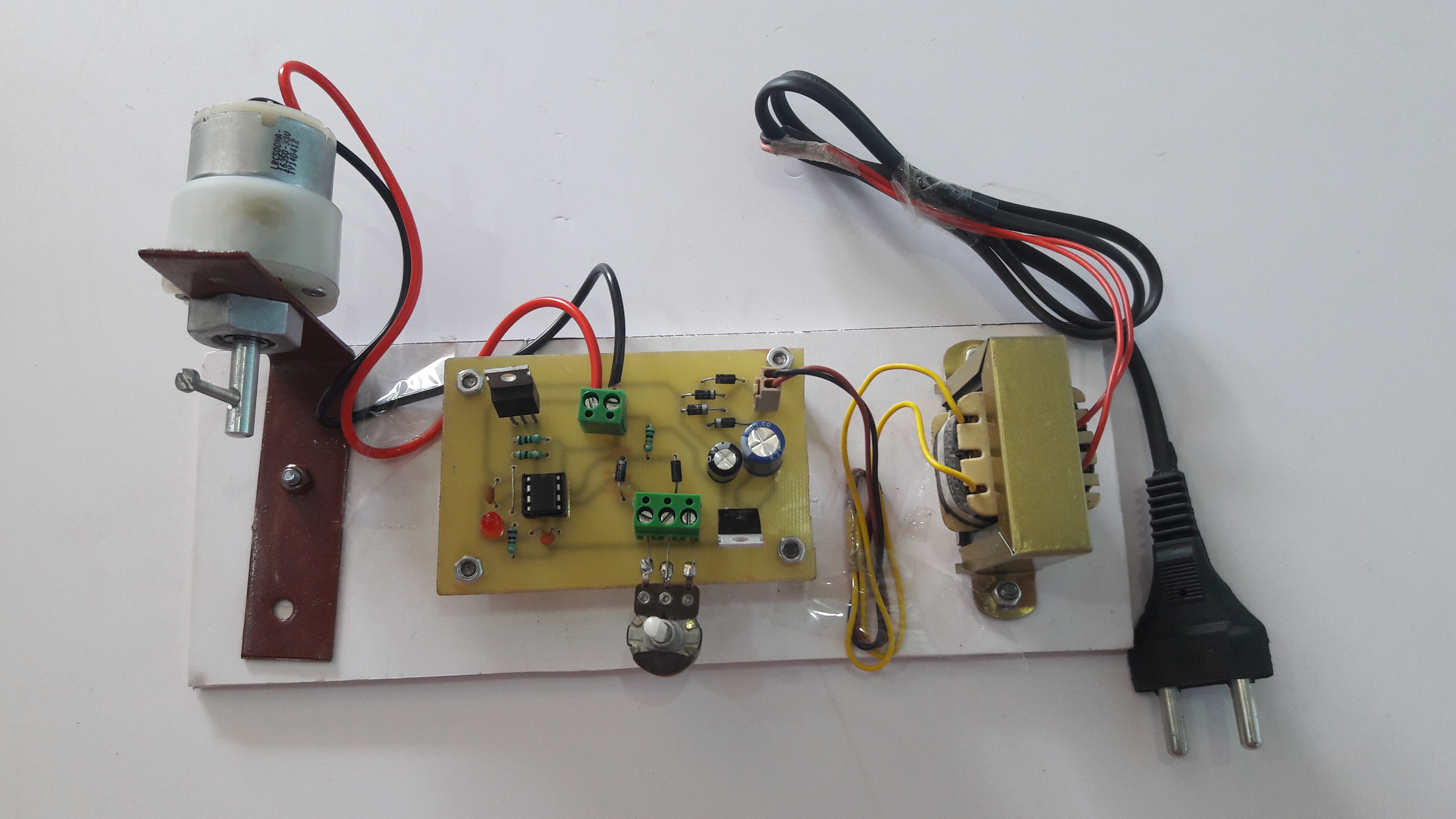 Dc Motor Speed Control Using 555 Timer Ic Electrosal