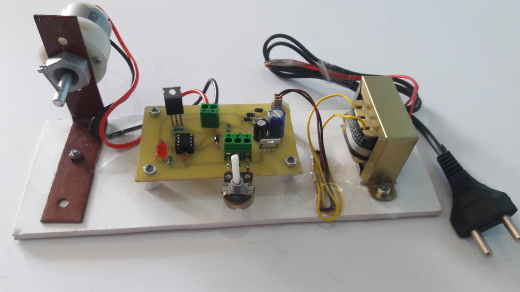 DC MOTOR SPEED CONTROL USING 555 TIMER IC - Electrosal