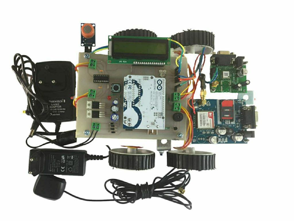 AUTOMATED ALCOHOL DETECTION AND ACCIDENT DETECTION VEHICLE - Electrosal