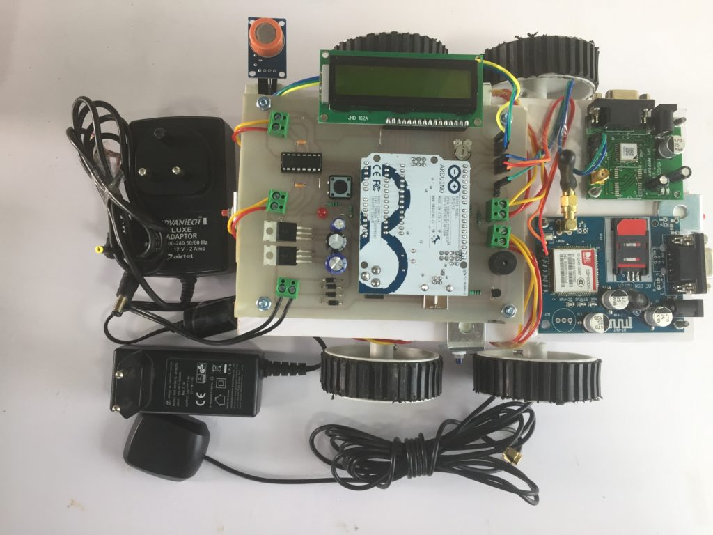 AUTOMATED ALCOHOL DETECTION AND ACCIDENT DETECTION VEHICLE - Electrosal