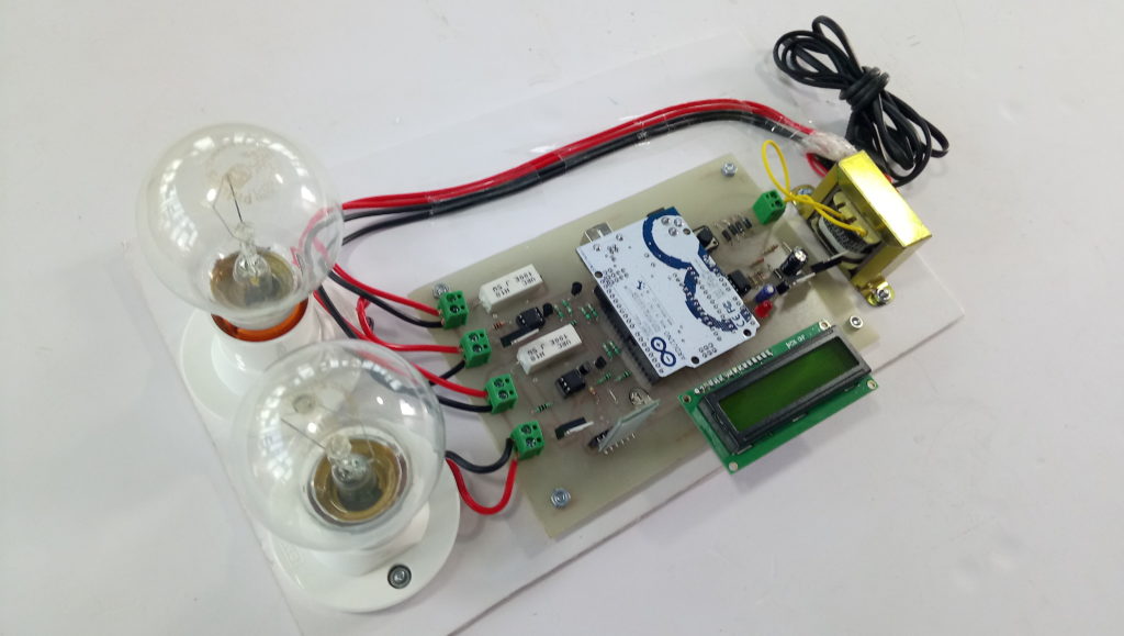 AC DIMMER OF TWO LOADS USING SINGLE CONTROLLER - Electrosal