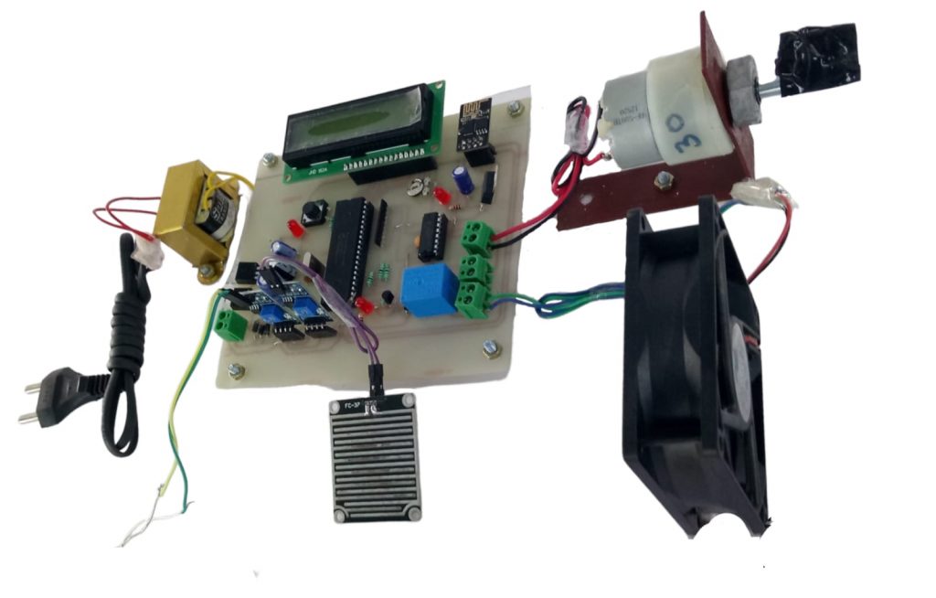AUTOMATIC CLOTH DRYING SYSTEM USING PIC CONTROLLER OVER IOT - Electrosal