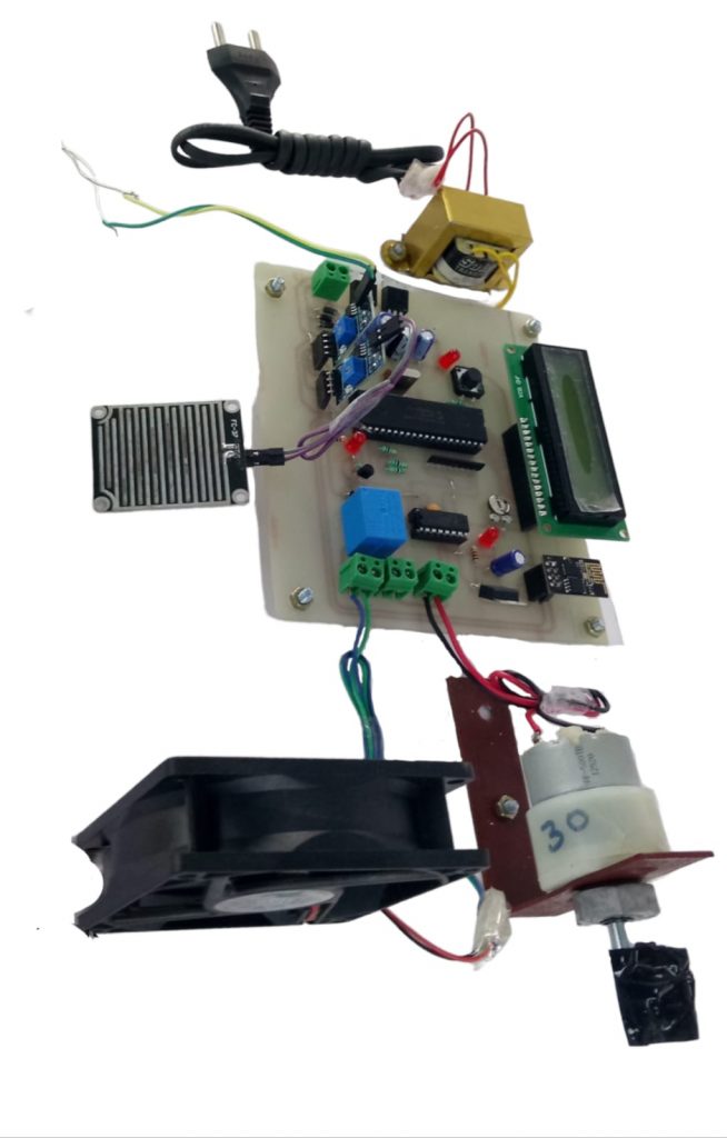 AUTOMATIC CLOTH DRYING SYSTEM USING PIC CONTROLLER OVER IOT - Electrosal