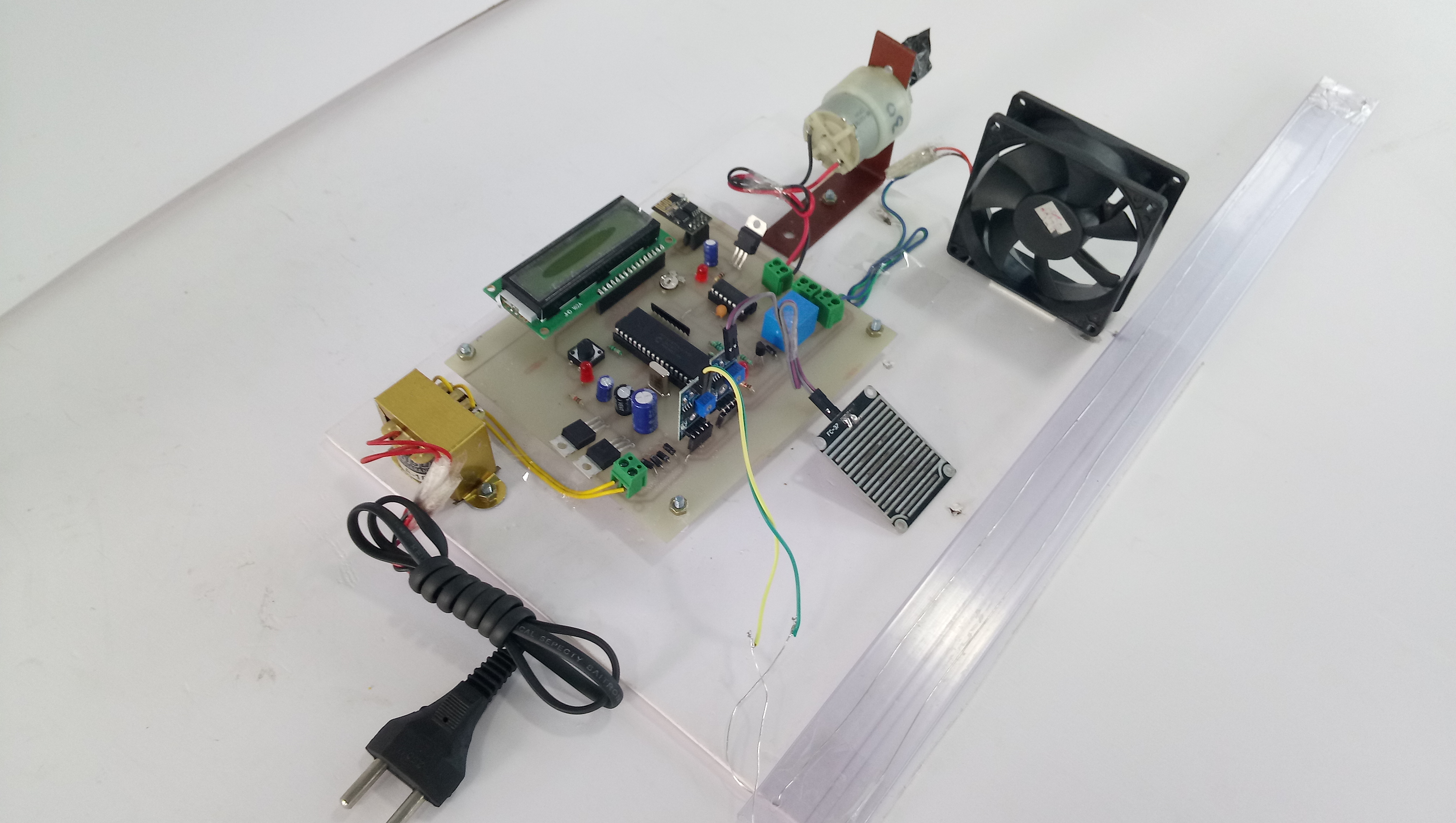 AUTOMATIC CLOTH DRYING SYSTEM USING PIC CONTROLLER OVER IOT - Electrosal