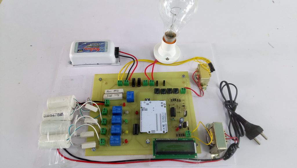 Automatic Power Factor Controller Using Pic Microcontroller Circuit Diagram