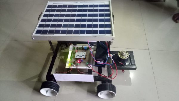 Android Controlled Solar Grass Cutter - Electrosal