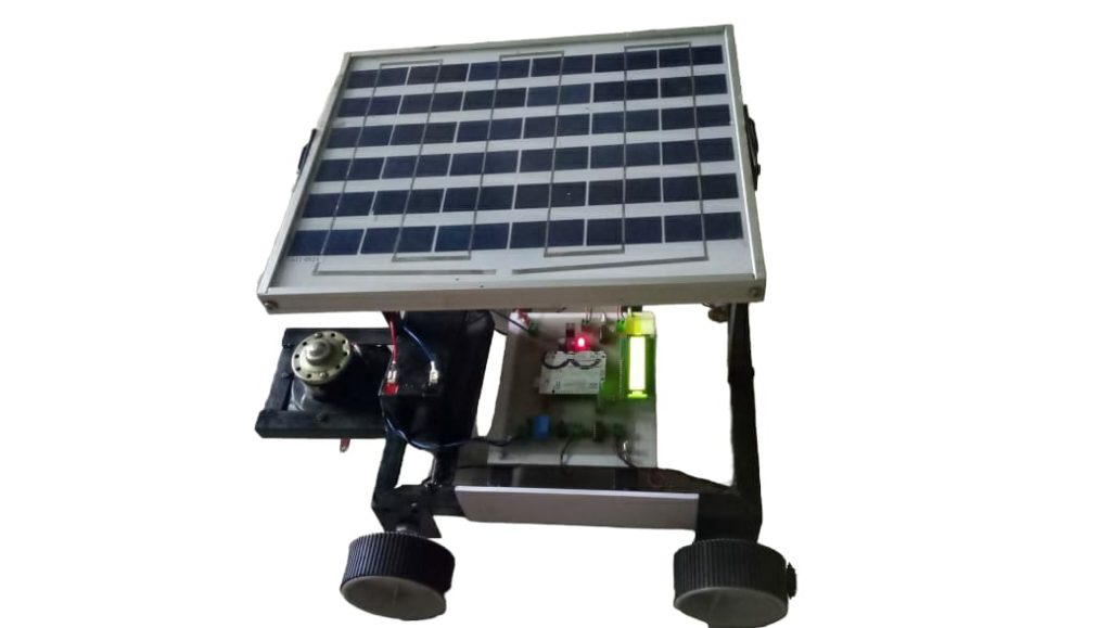 Android Controlled Solar Grass Cutter - Electrosal