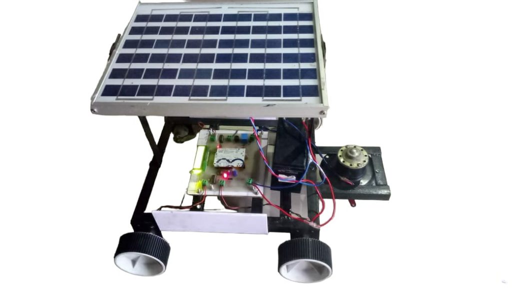 Android Controlled Solar Grass Cutter - Electrosal