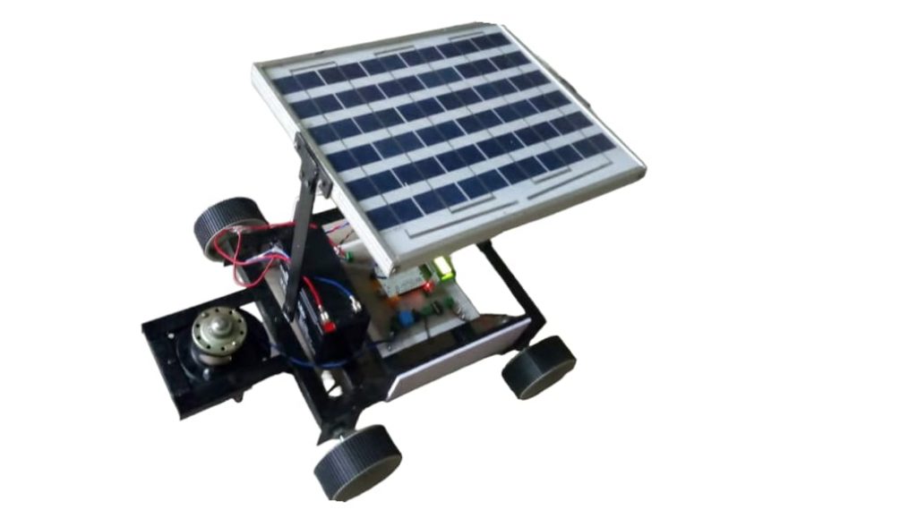Android Controlled Solar Grass Cutter - Electrosal