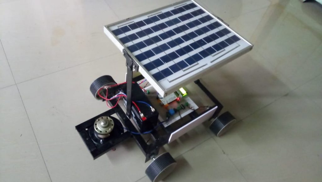 Android Controlled Solar Grass Cutter - Electrosal