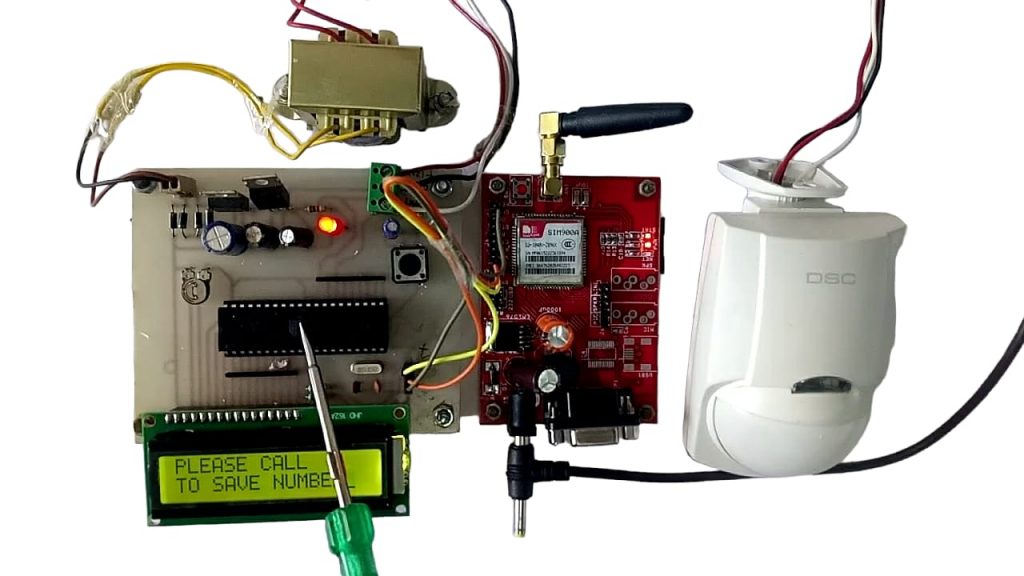 Security System Using PIR and GSM Module - Electrosal