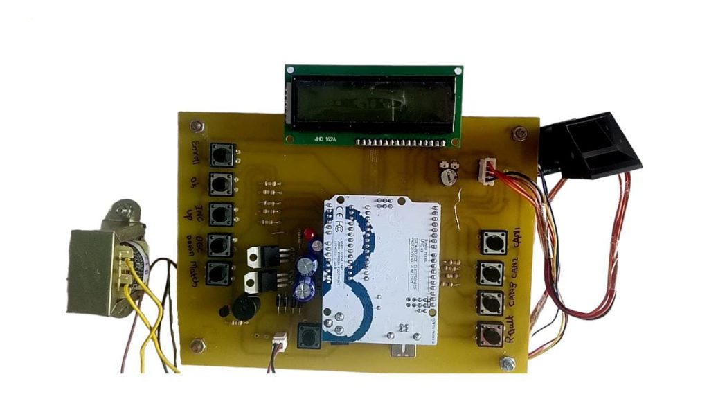 Finger Print Based Voting Machine - Electrosal