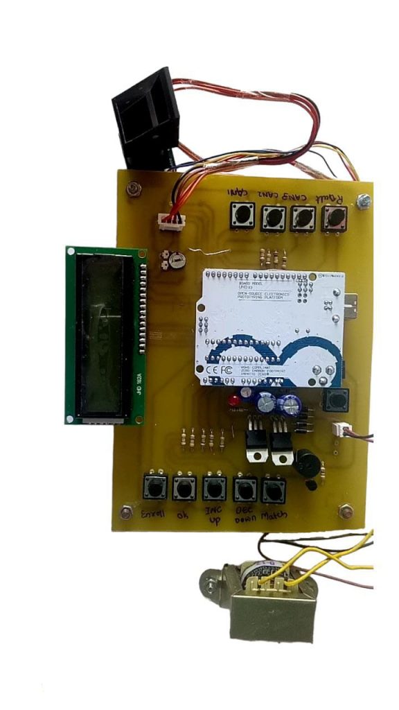 Finger Print Based Voting Machine - Electrosal
