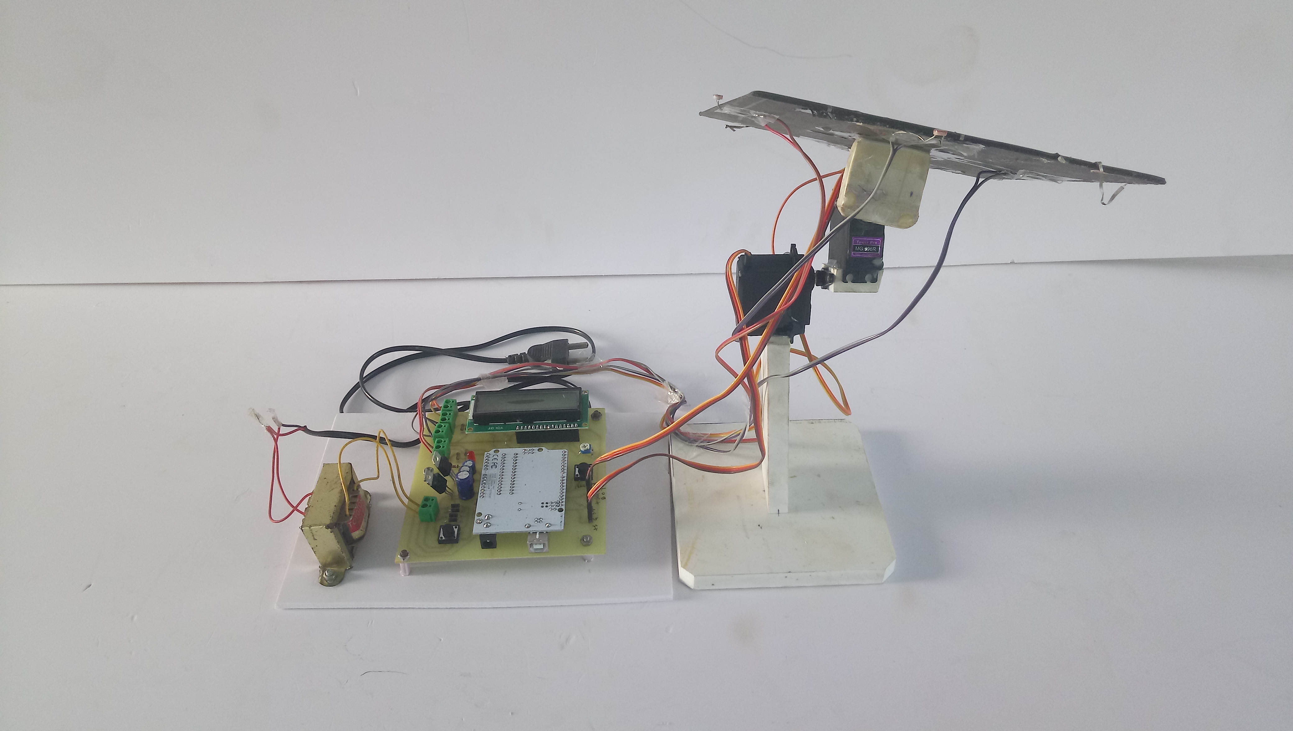Sun Tracing Solar Panel In Two Axis Using Arduino And Servo Motors