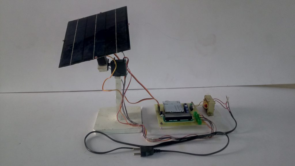 Sun Tracing Solar Panel In Two Axis Using Arduino And Servo Motors