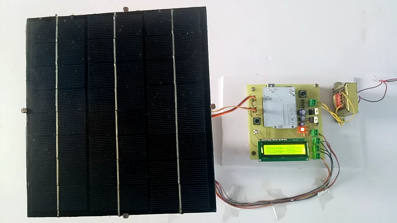 SUN TRACING SOLAR PANEL IN TWO AXIS USING ARDUINO AND SERVO MOTORS ...