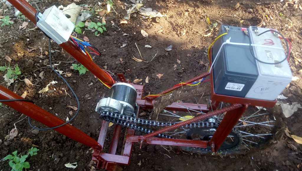 Battery Operated Tiller Machine - Electrosal