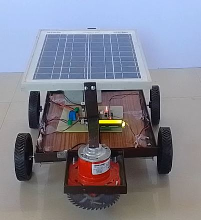 SOLAR GRASS CUTTER USING MICRO-CONTROLLER - Electrosal