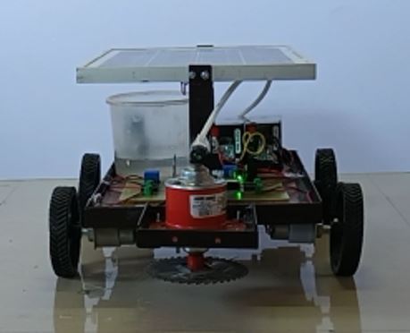 SOLAR GRASS CUTTER WITH SPRAY - Electrosal