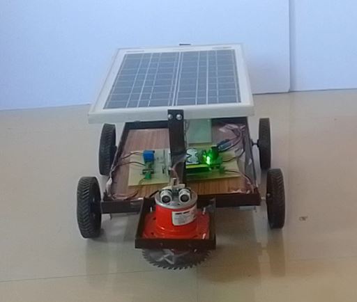 SOLAR GRASS CUTTER WITH OBSTACLE AVOIDANCE - Electrosal