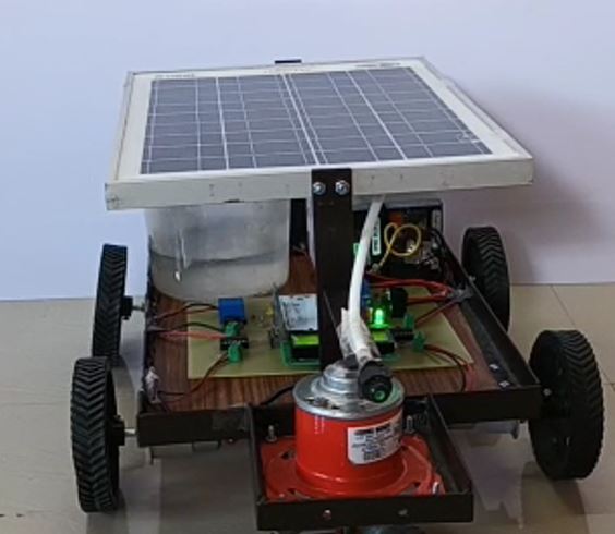 SOLAR GRASS CUTTER WITH SPRAY - Electrosal