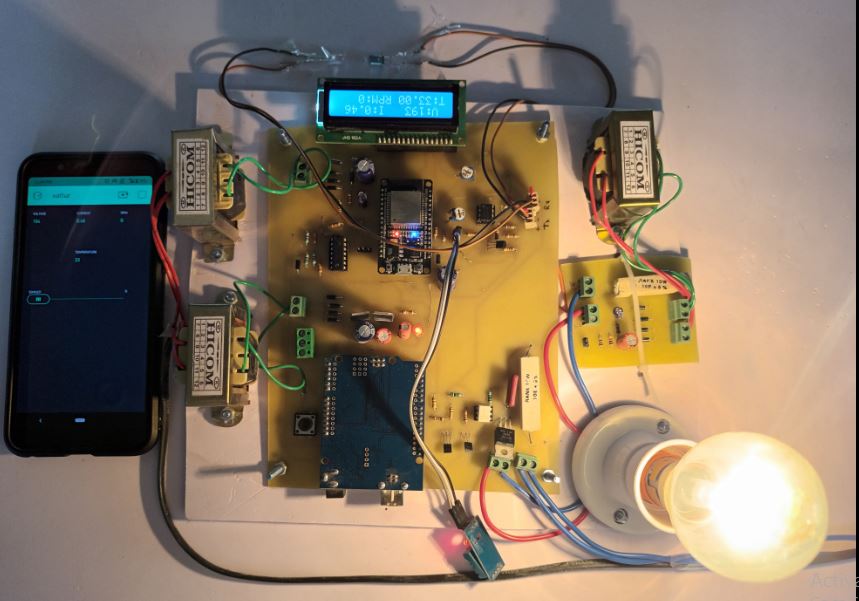 INDUCTION MOTOR SPEED CONTROL AND DATA MONITORING OVER IOT - Electrosal