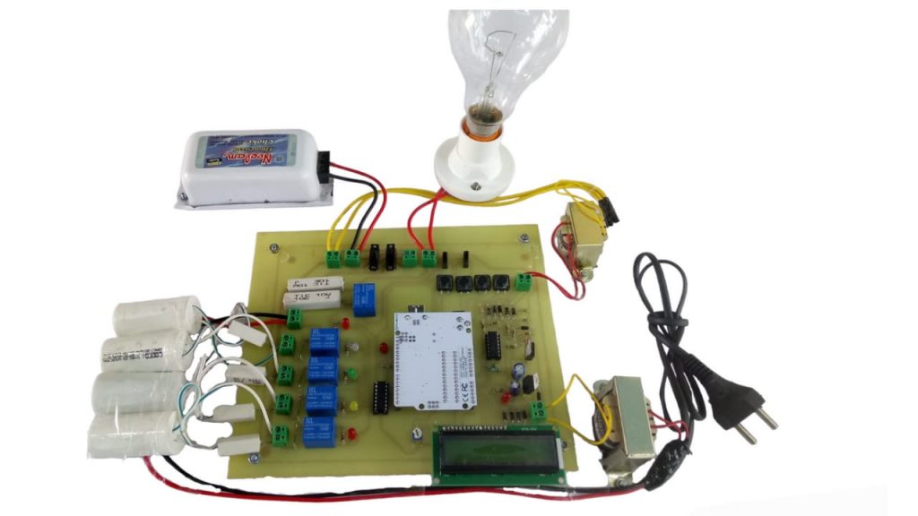 Automatic power factor correction with measurement of real power ,reactive power, apparent power ...
