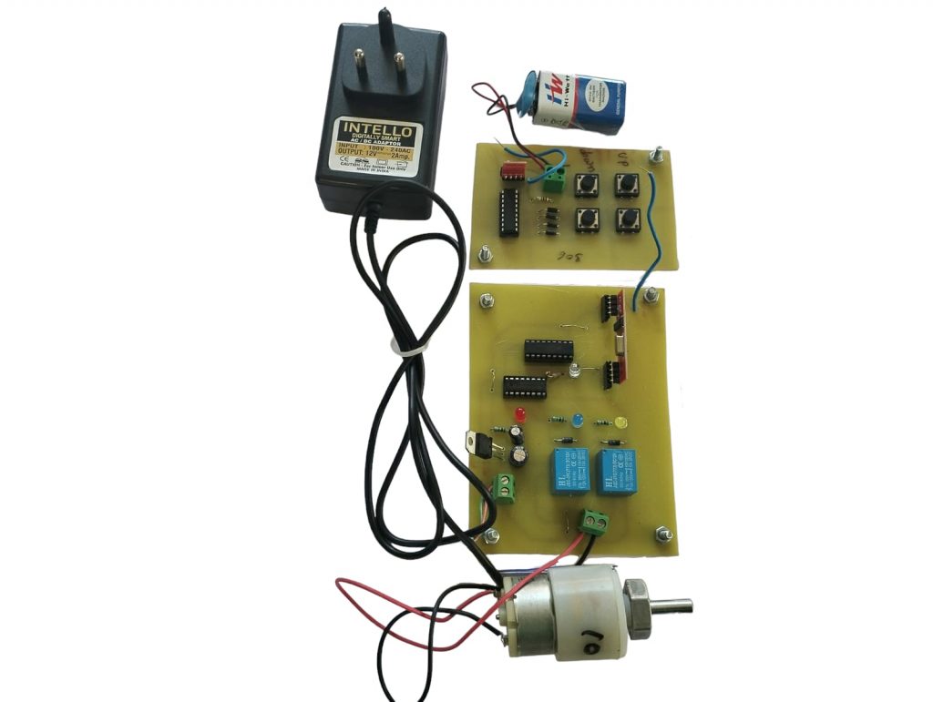 Dc Motor Rotation In The Clock Wise And Anti Clock Wise Direction Using ...
