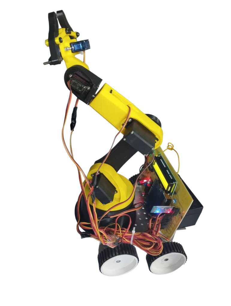 PICK AND PLACE ROBOT USING ROBOTIC ARM ARDUINO AND BLUETOOTH - Electrosal