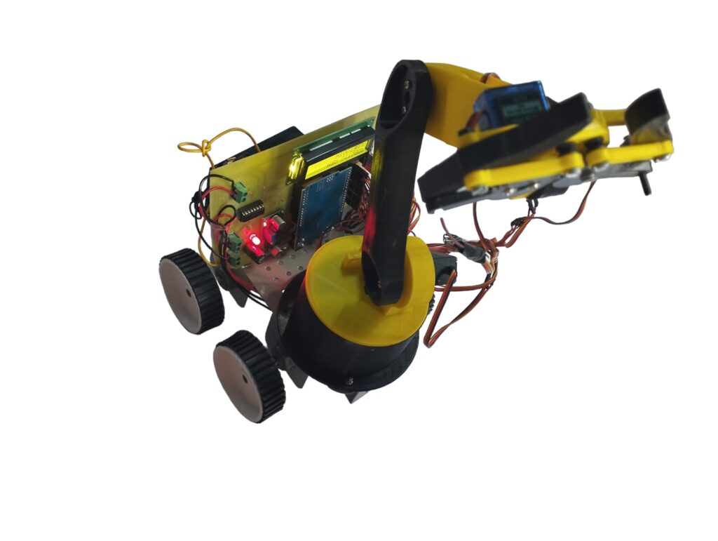 PICK AND PLACE ROBOT USING ROBOTIC ARM ARDUINO AND BLUETOOTH - Electrosal