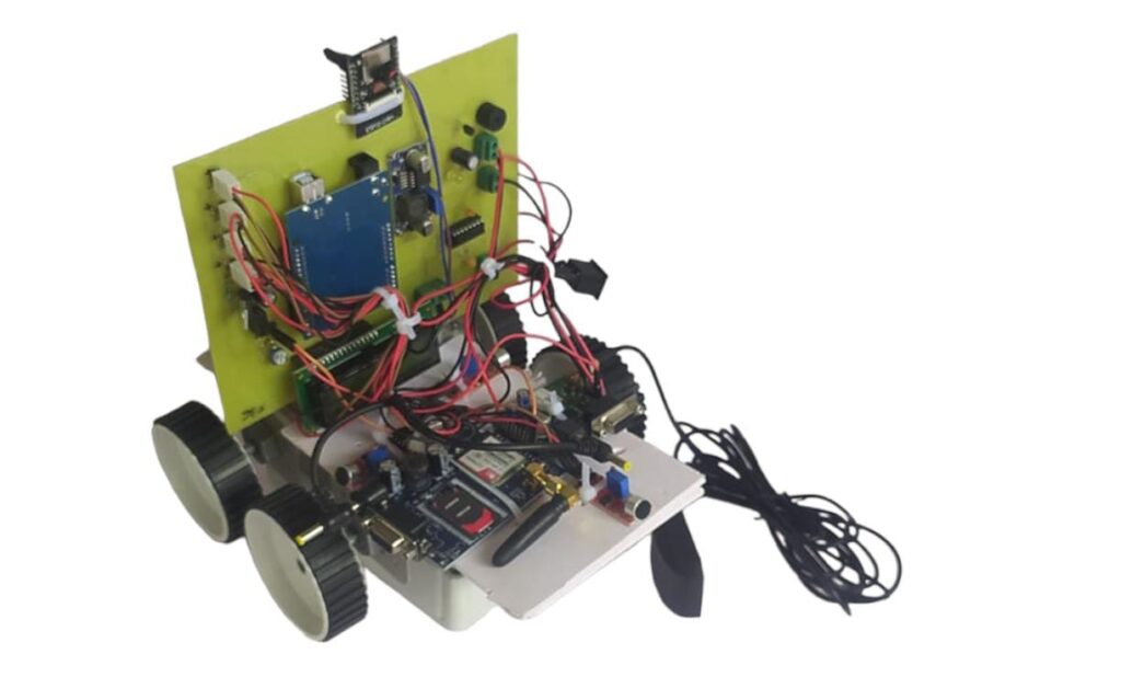 Night patrolling robot for women safety - Electrosal