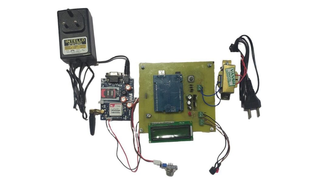 LPG gas leakage detection over GSM using arduino. - Electrosal