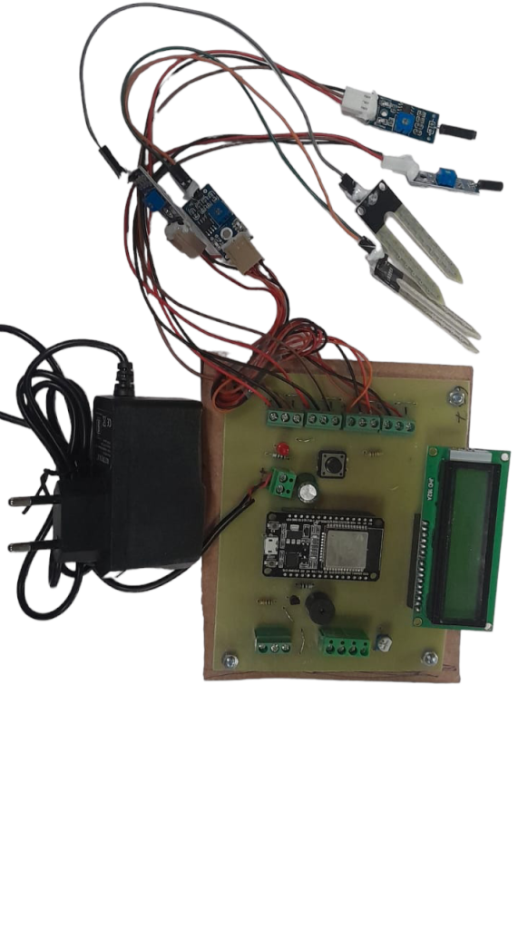 LAND SLIDING ALERT SYSTEM USING ESP32 OVER IOT - Electrosal