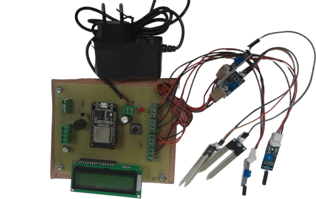 LAND SLIDING ALERT SYSTEM USING ESP32 OVER IOT - Electrosal LAND SLIDING ALERT SYSTEM USING ESP32 OVER IOT - Electrosal