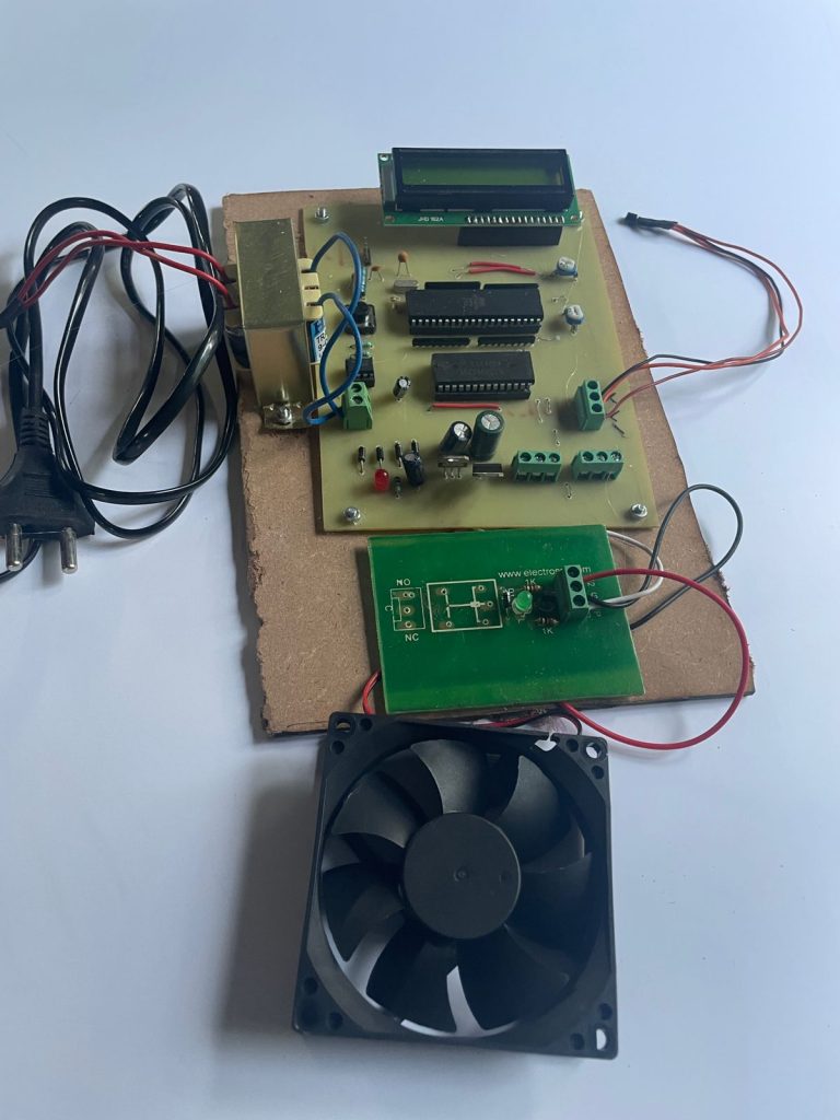 TEMPRATURE CONTROLLED FAN MONITORING SYSTEM - Electrosal