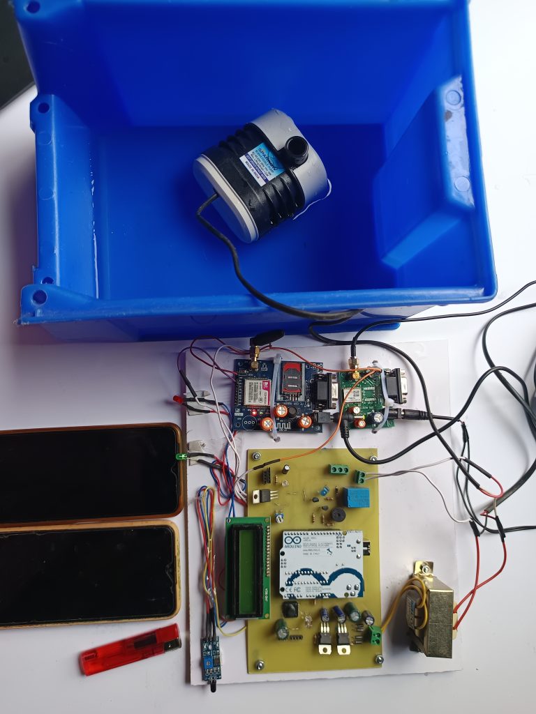FIRE DETECTION AND ALERTING SYSTEM USING ARDUINO GSM AND GPS - Electrosal